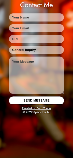 Contact me - Syrian Psycho