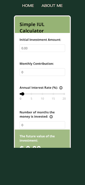 Simple IUL Calculator