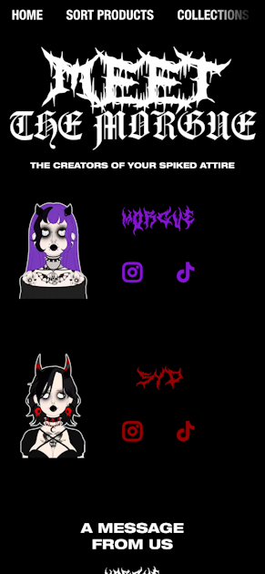 MEET THE MORGUE - IN THE MORGUE CLOTHING