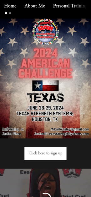 100% Raw Powerlifting Tx - Carl Wesley The Brand