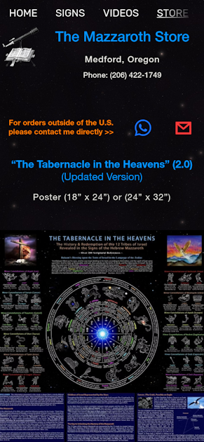 Store - Signs of the Hebrew Mazzaroth