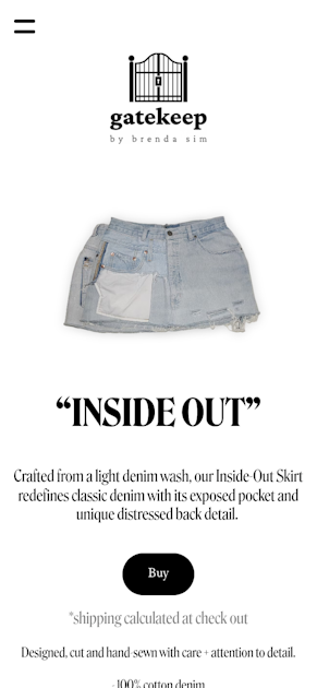 Product - Gatekeep By Brenda Sim