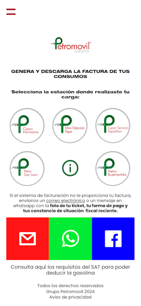 Facturación - Grupo Petromovil