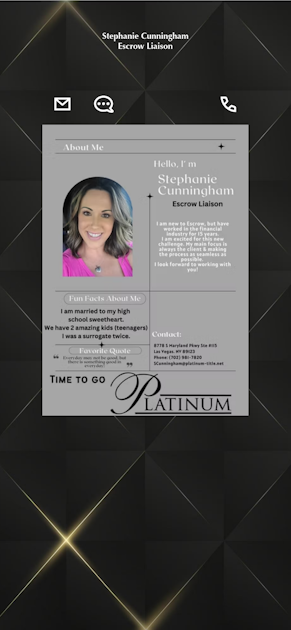 Stephanie Cunningham - Platinum Title and Escrow