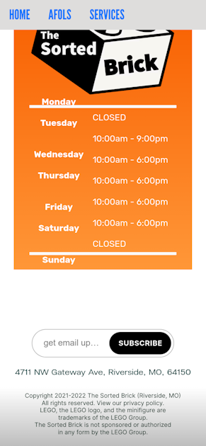 EndOfPage - The Sorted Brick